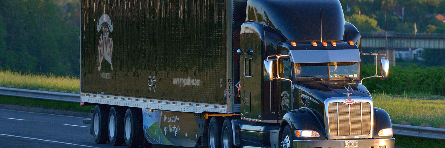 Livraison par camion, transport de marchandise au Canada et aux USA